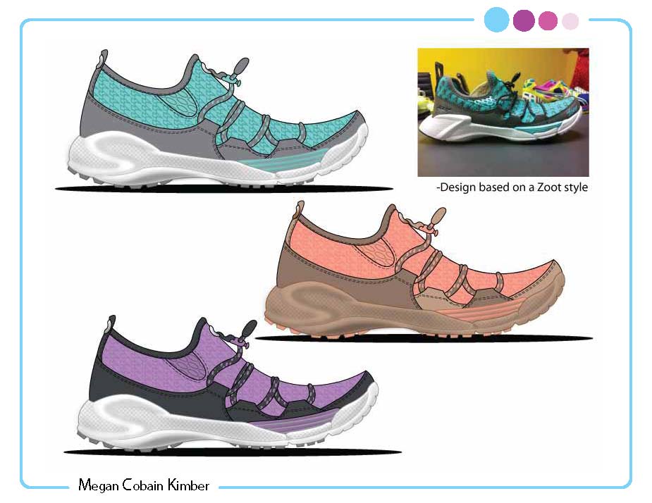 Small Shoe Design Sampling by Megan Cobain Kimber at Coroflot.com