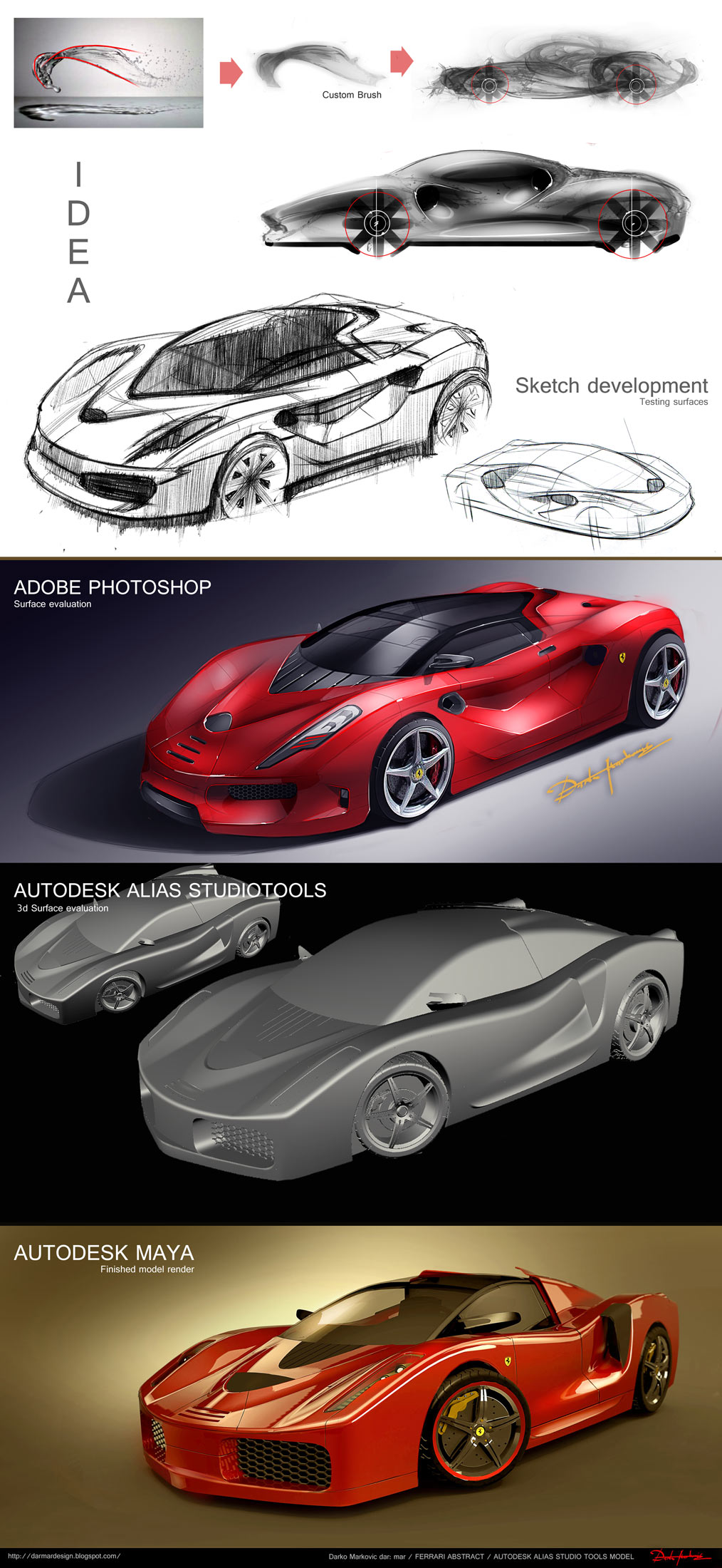 Ferrari Abstract by Darko Markovic at Coroflot.com