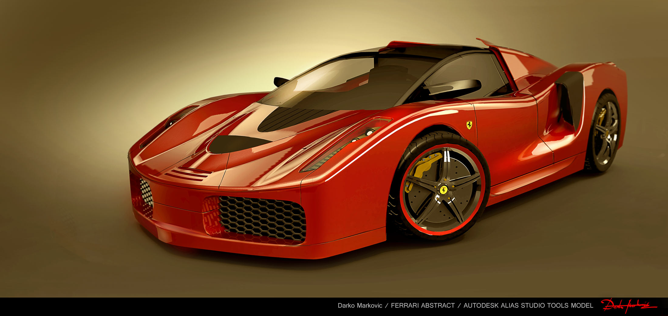 Ferrari Abstract by Darko Markovic at Coroflot.com