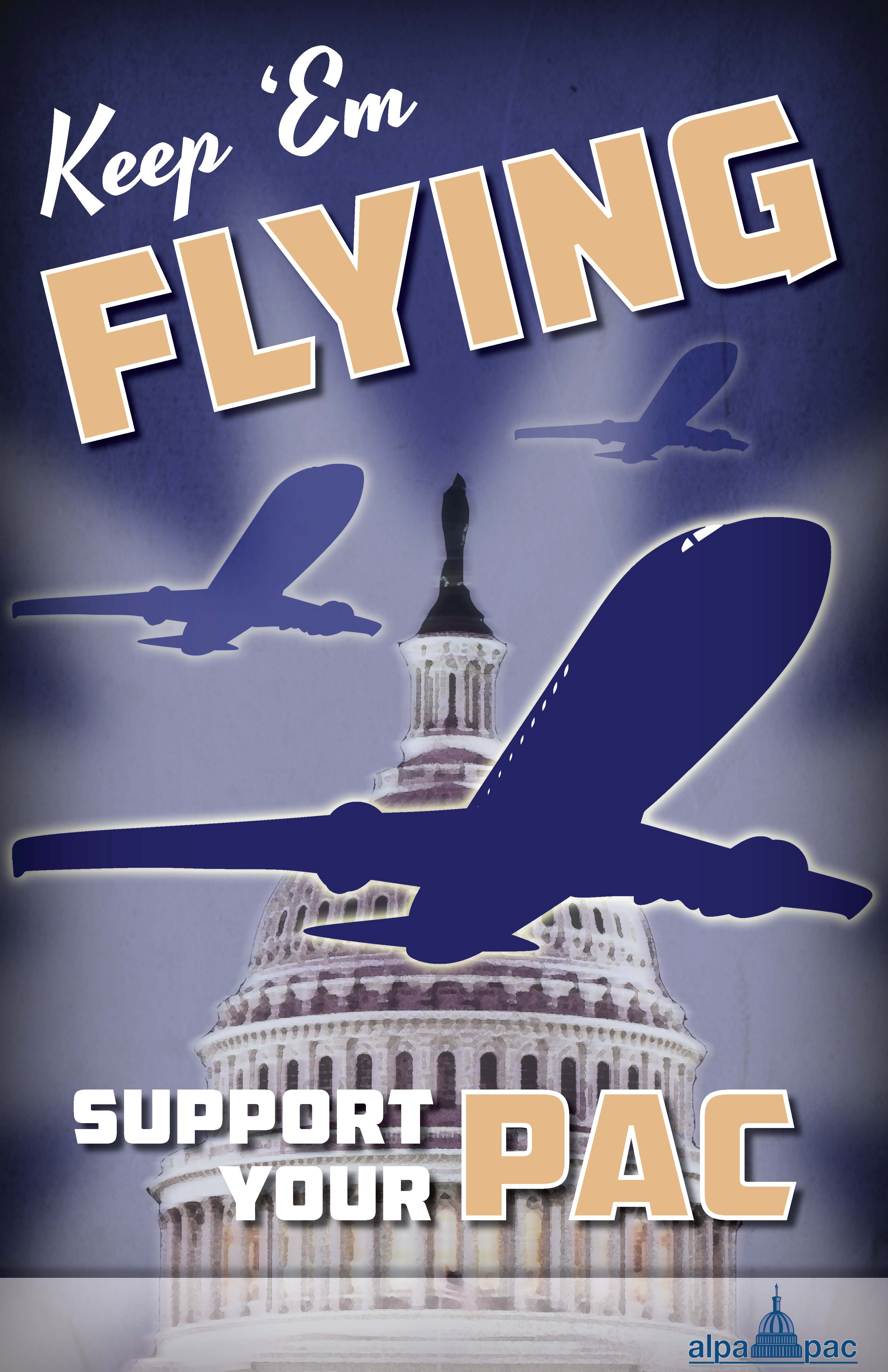 Posters for Air Line Pilots Association Int'l (ALPA) by John E Williams ...