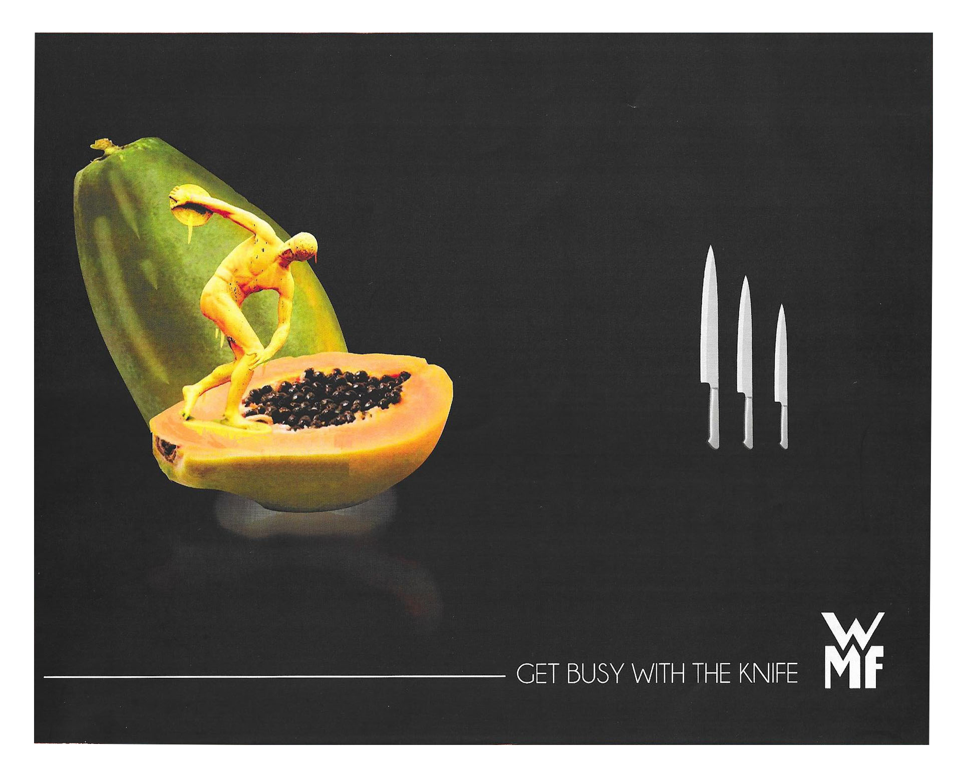 WMF knives Ad by Manuel Izurieta at Coroflot.com
