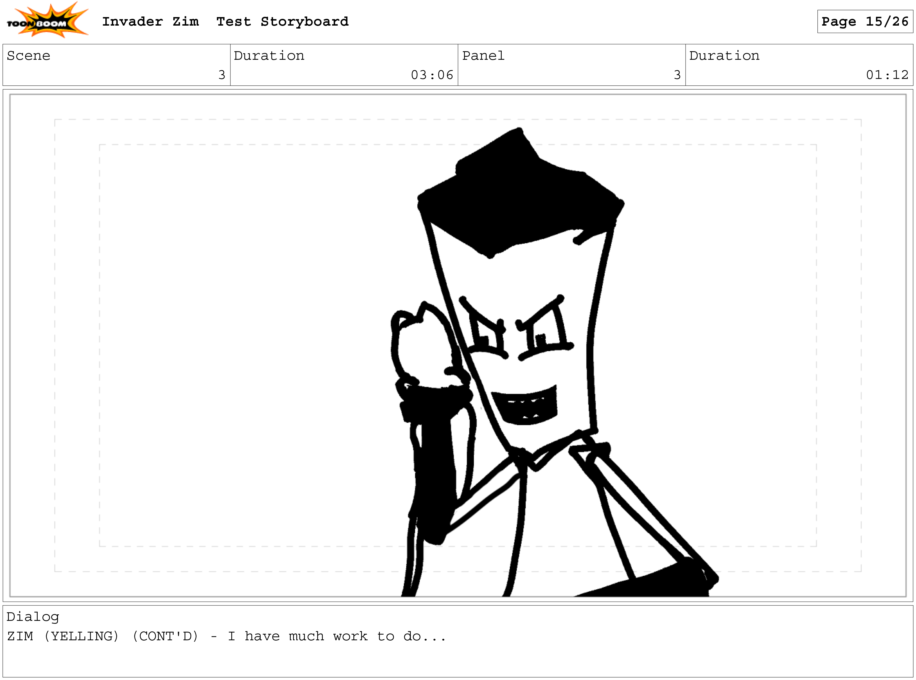 Invader Zim - Storyboards by Gary Chadwick at Coroflot.com Invader Zim - Storyboards by Gary Chadwick at Coroflot.com