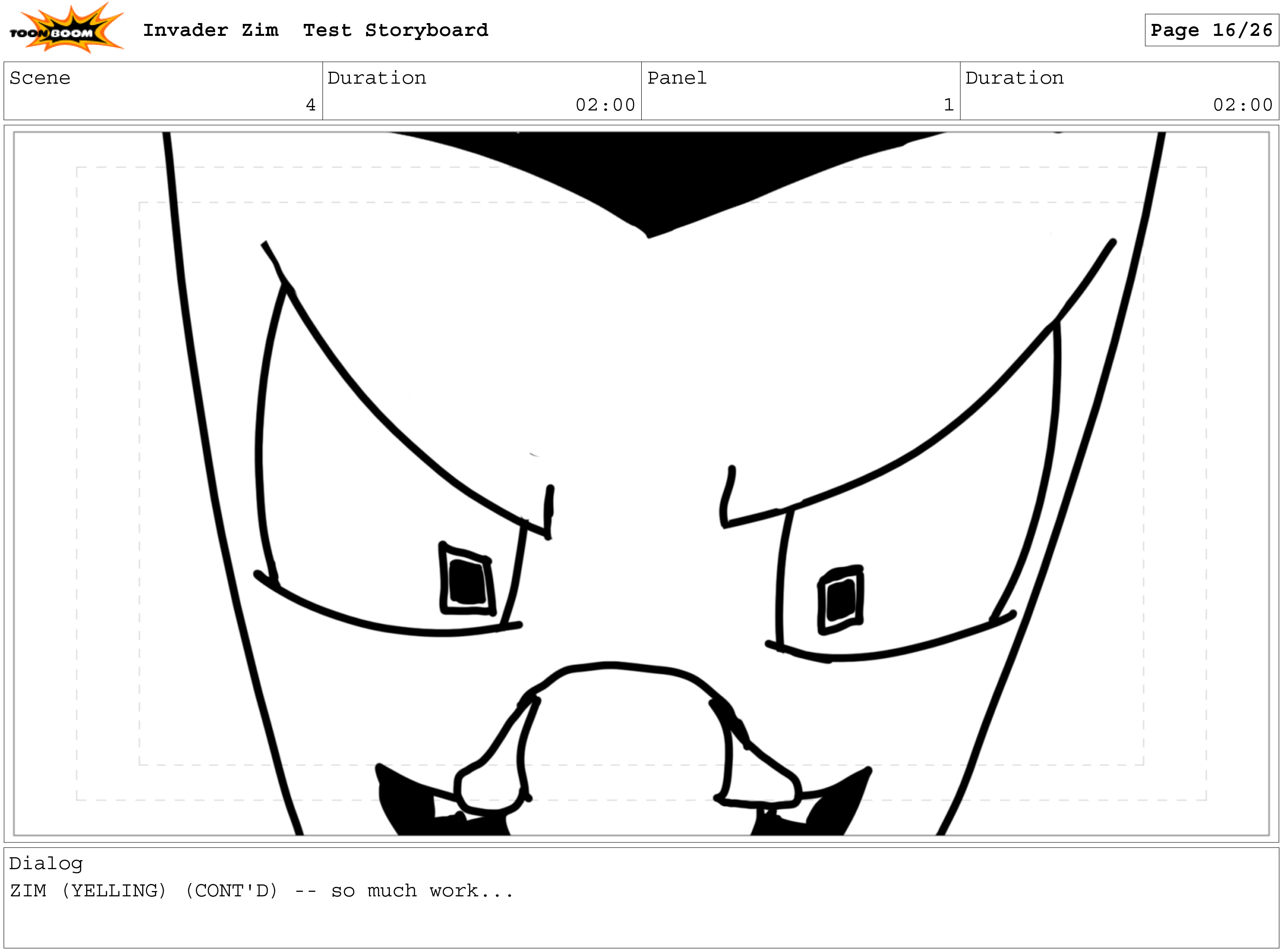 Invader Zim - Storyboards by Gary Chadwick at Coroflot.com Invader Zim - Storyboards by Gary Chadwick at Coroflot.com