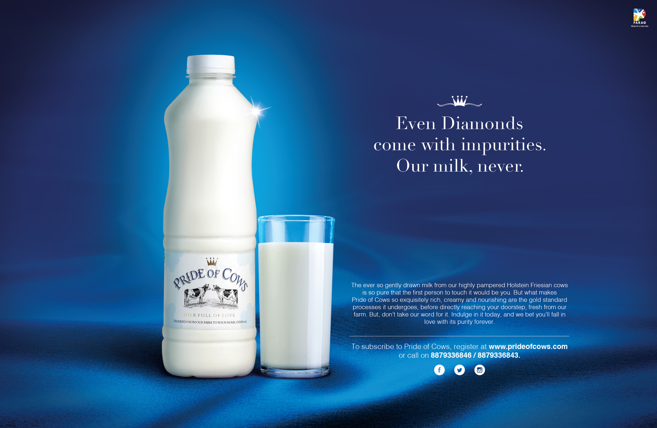 Pride of Cows Milk Print Campaign by Mrunal Naik at Coroflot.com