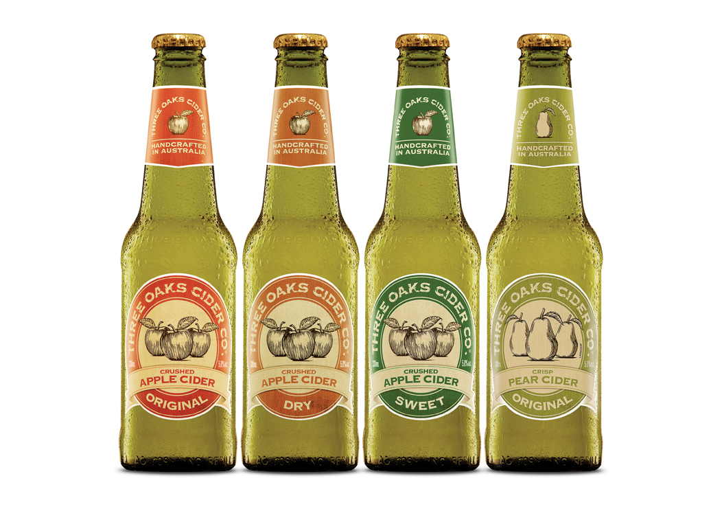 Three Oaks Cider Co. by Cindy Nguyen at Coroflot.com