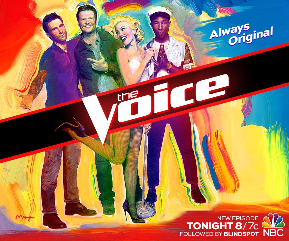 The Voice Online Banners by Joanna Pasik at Coroflot.com