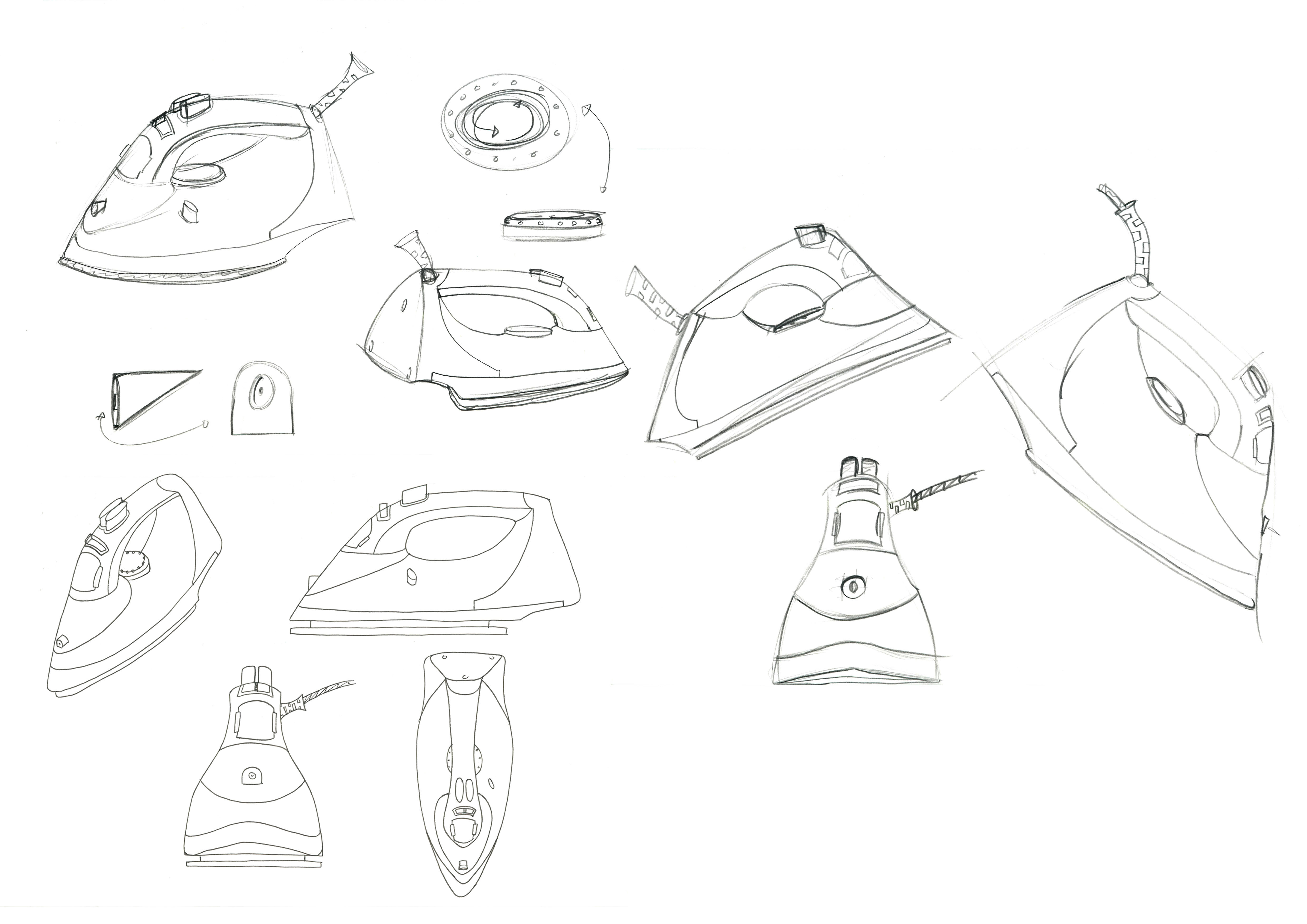 Iron- CAD (Rhino) and detailed drawings by Harriet Mason at Coroflot.com