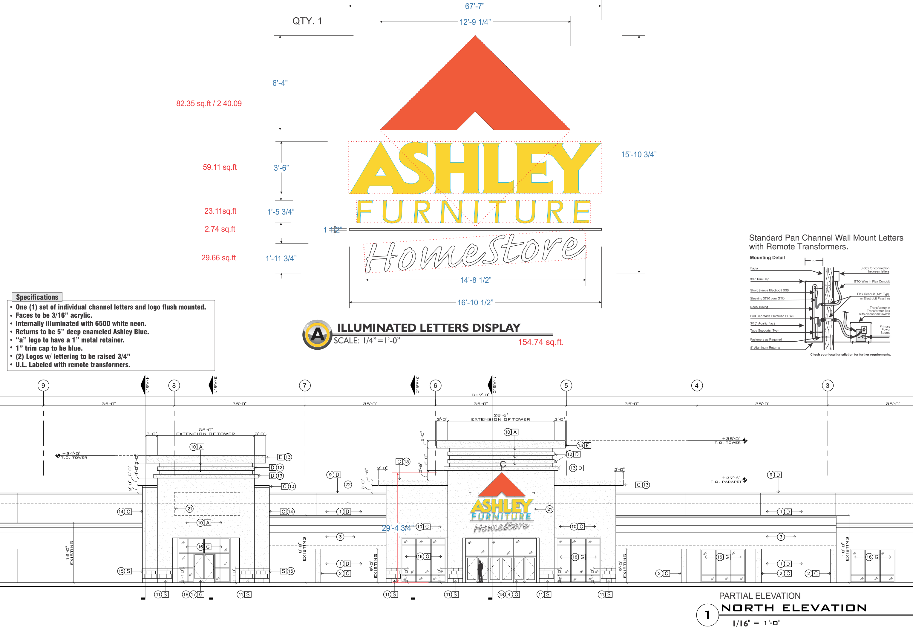 sign design & Shop drawings by Jim Walton at Coroflot.com