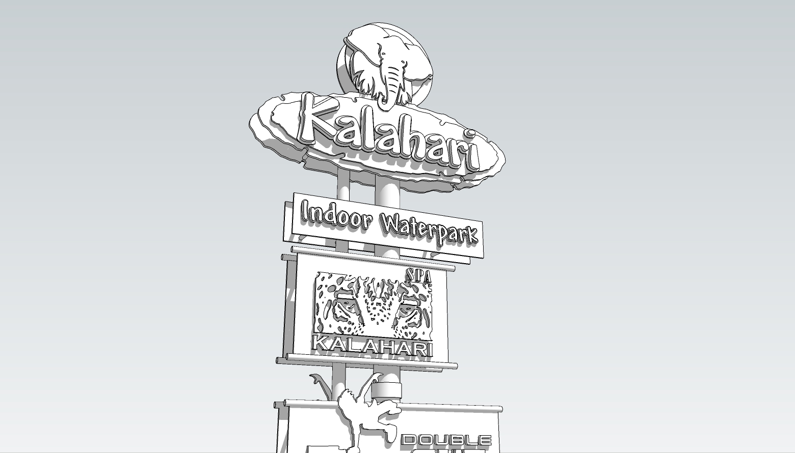 3D Sign Models & Sign Design by Jim Walton at Coroflot.com