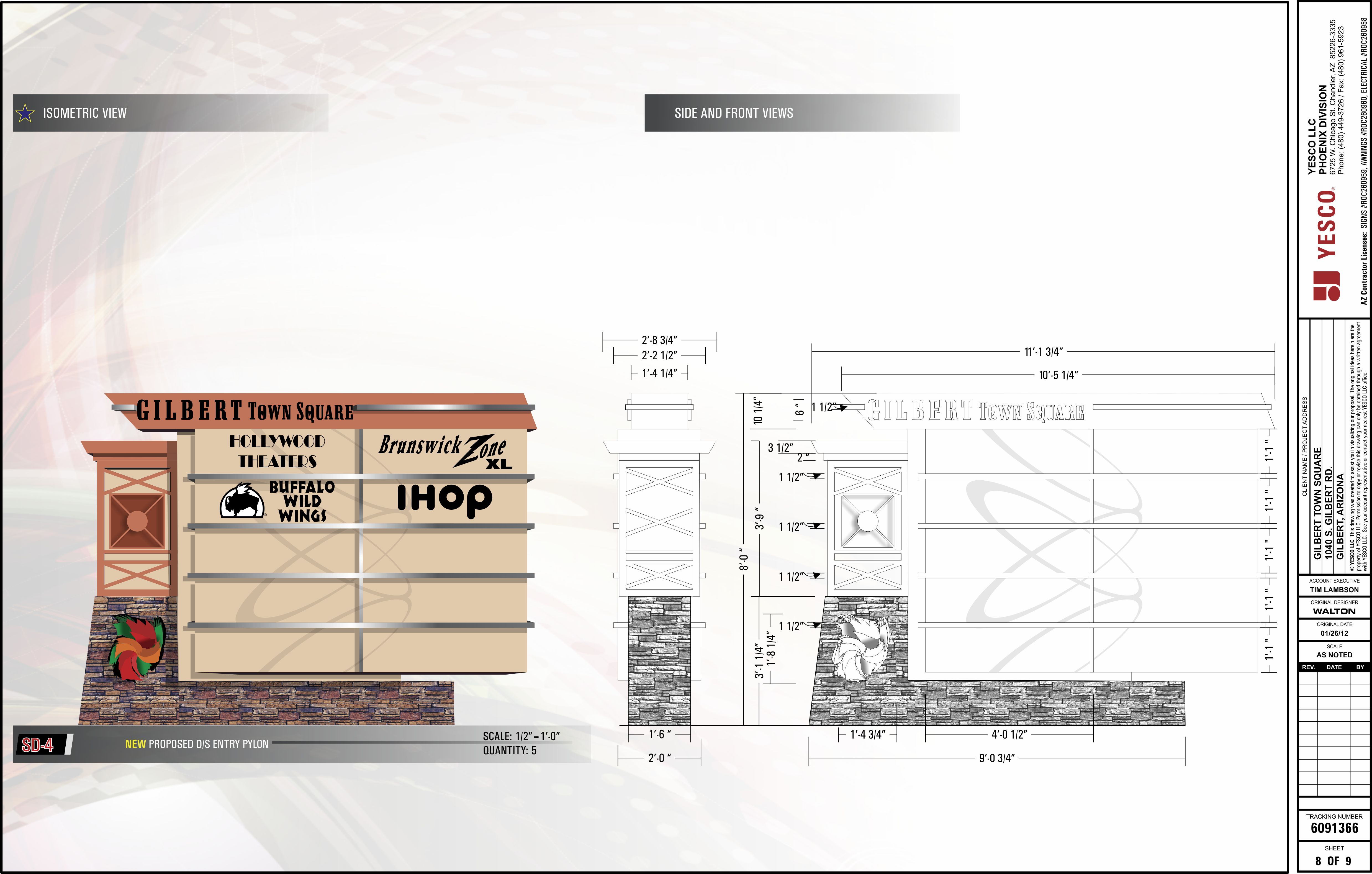 sign design & Shop drawings by Jim Walton at Coroflot.com