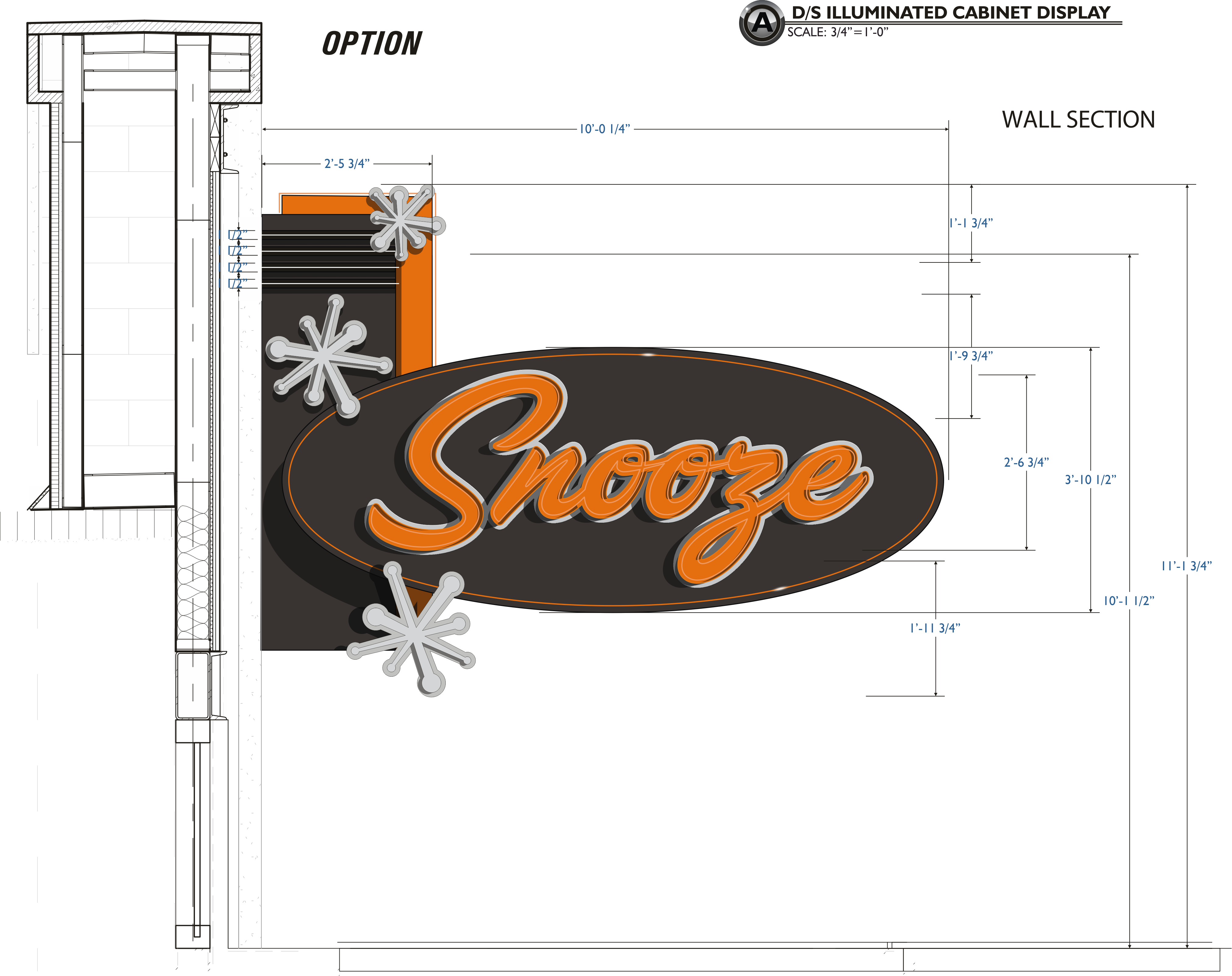 sign design & Shop drawings by Jim Walton at Coroflot.com