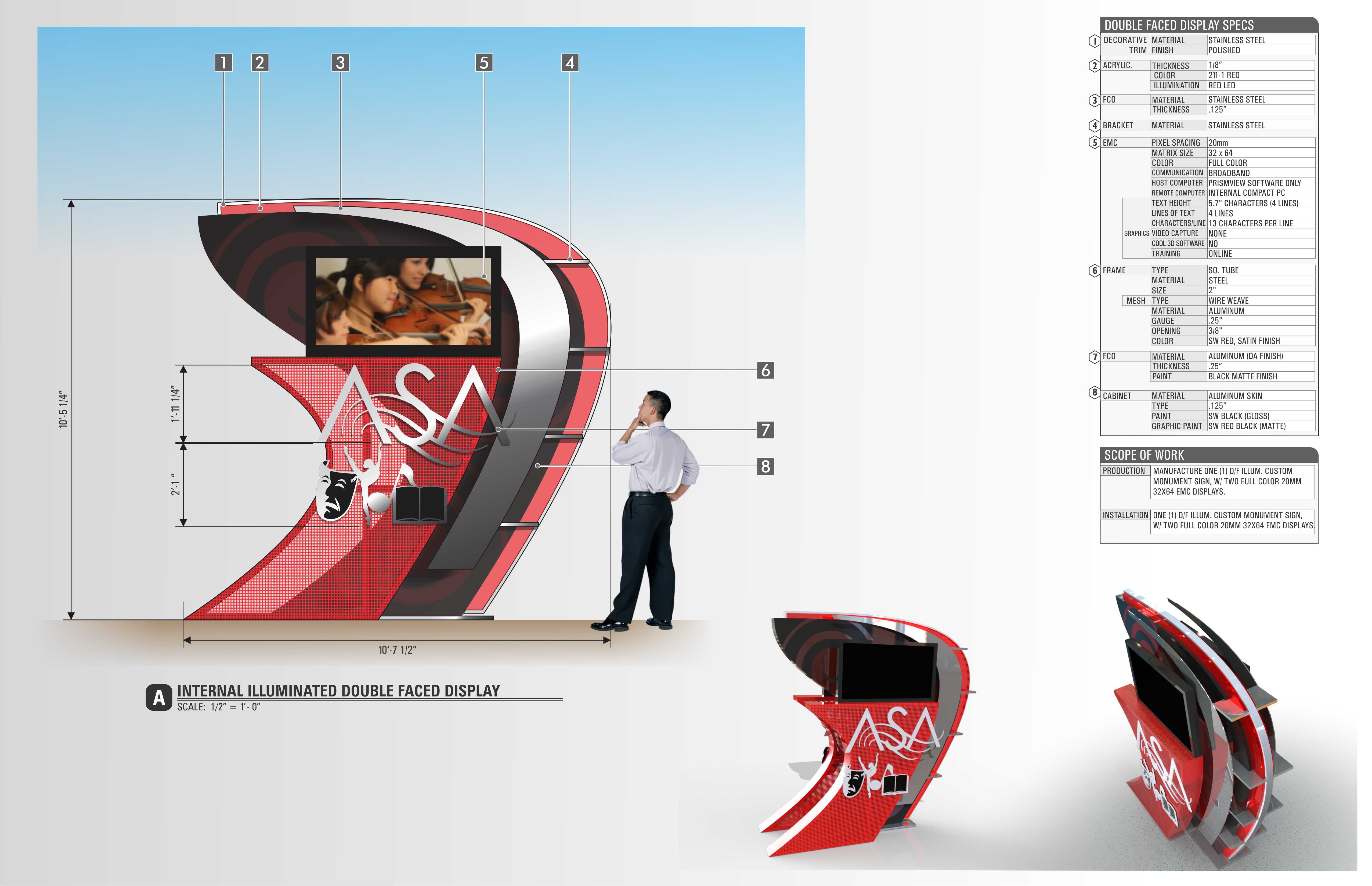 3D Sign Models & Sign Design by Jim Walton at Coroflot.com