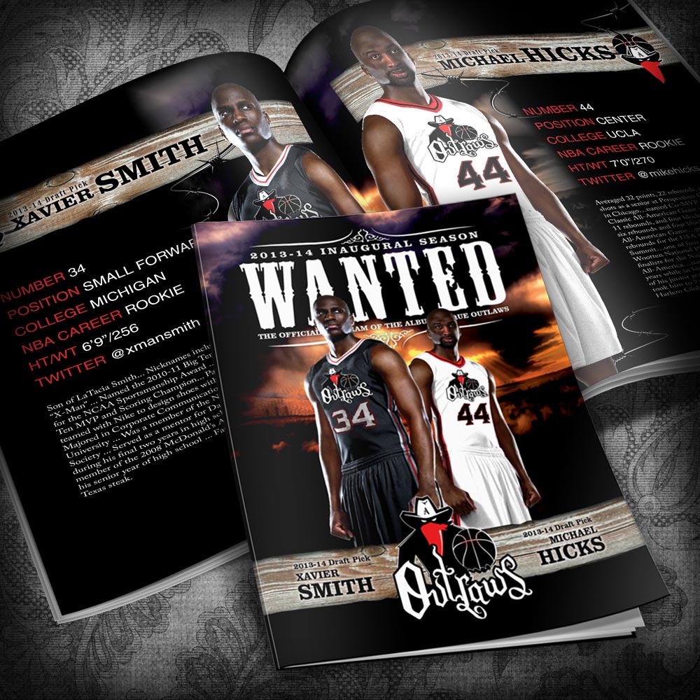 The Outlaws Basketball by Ryan Berry at Coroflot.com