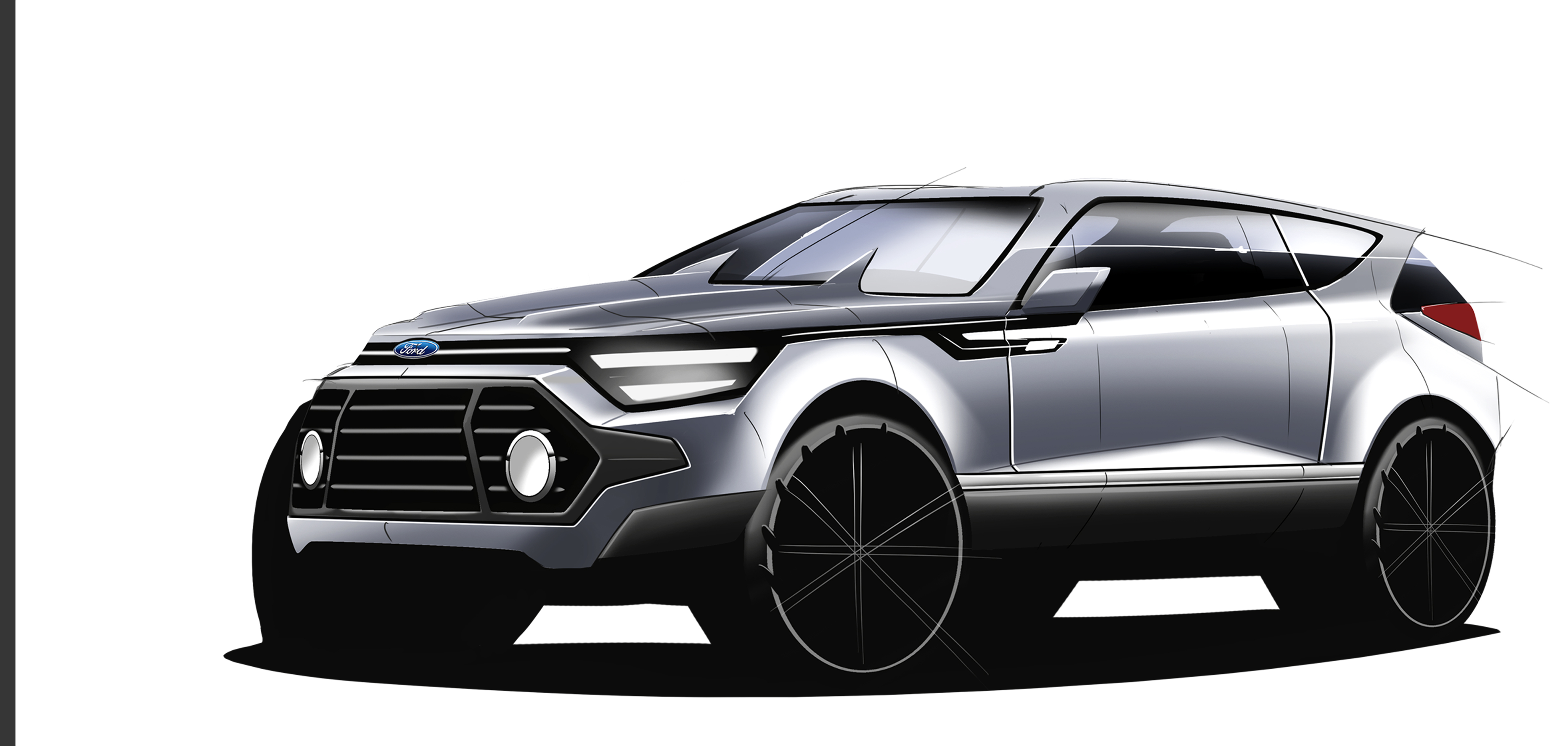 Ford SUV Sketch Project by Joshua Chapman at Coroflot.com