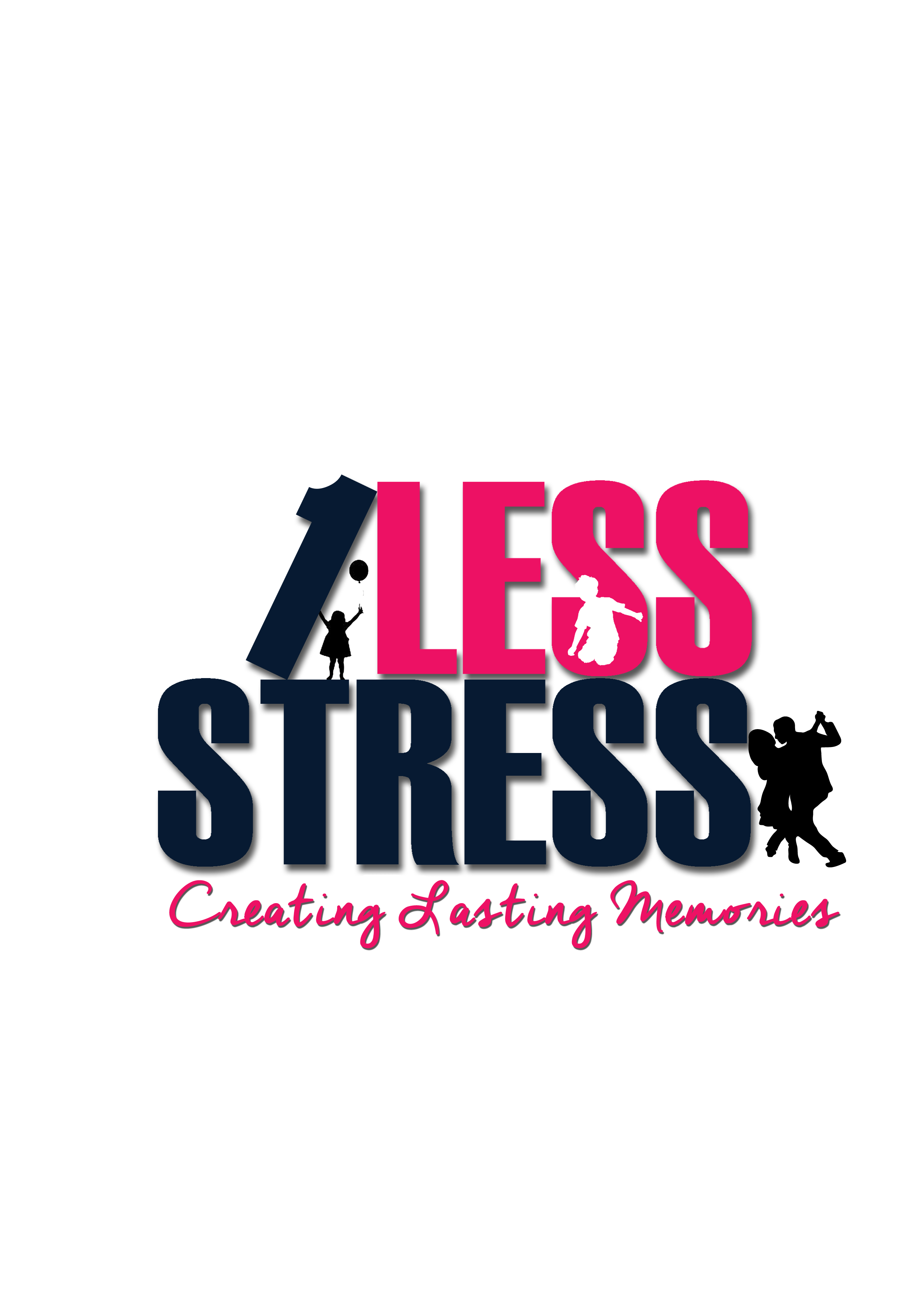 1 LESS STRESS Logo Design by Natasha Parris at Coroflot.com