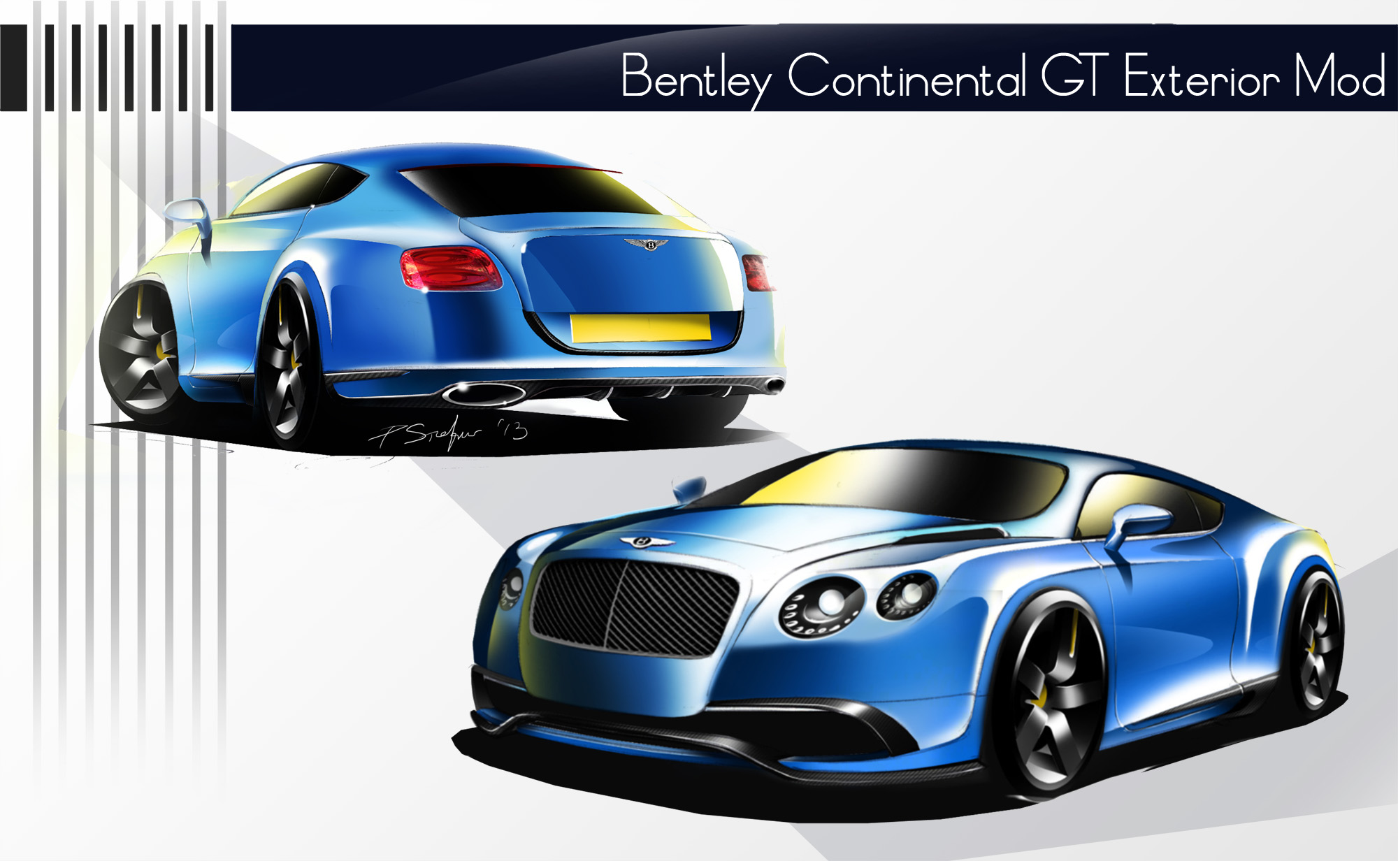 Bentley Continental GT exterior modification by Plamen Stefanov at ...