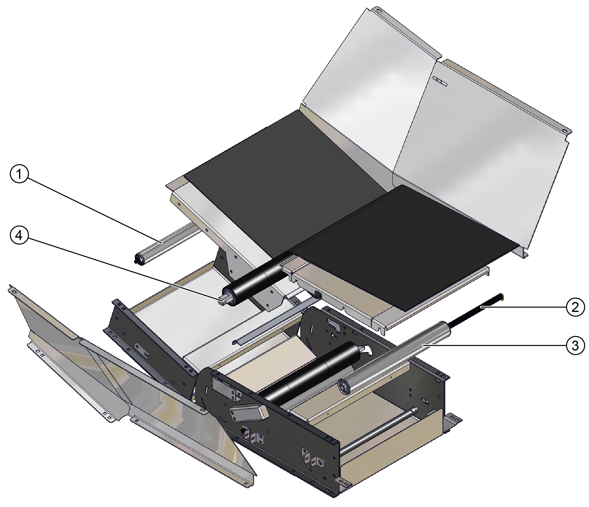 Conveyor Belt System Exploded Views by Jonathan Pidgeon at Coroflot.com