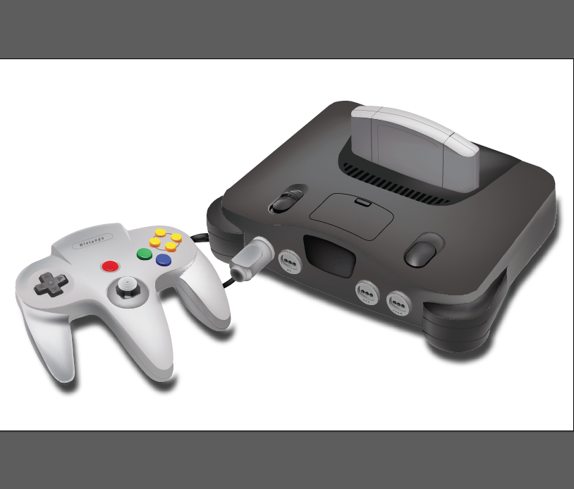 Nintendo 64 Tech Drawing by Sarah Whittington at Coroflot.com