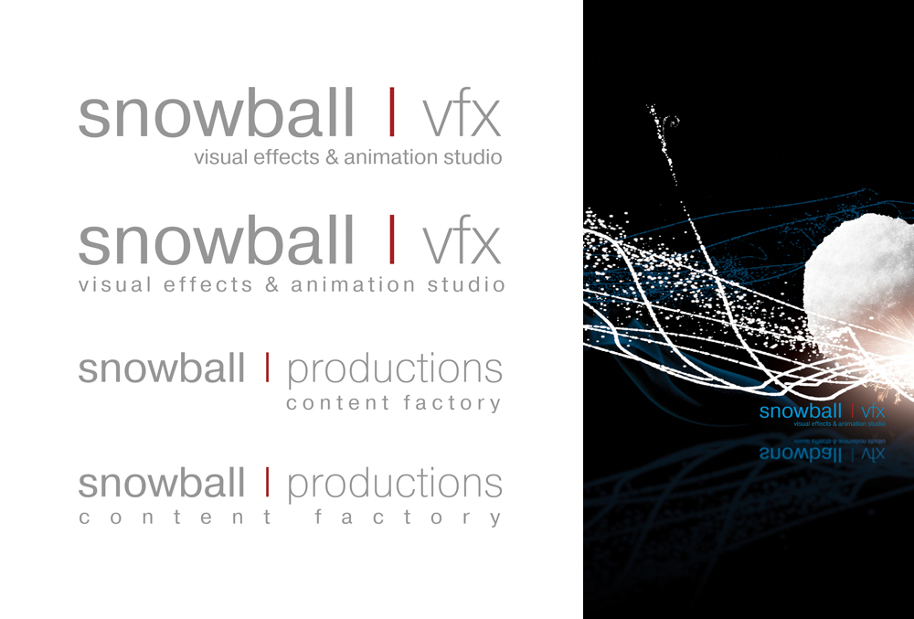 Snowball VFX Branding by Ruben Malayan at Coroflot.com