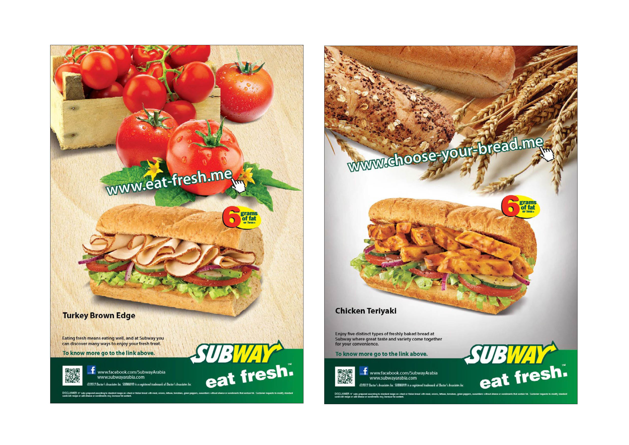 Subway Print Ads by Yousef Al Fakih at Coroflot.com