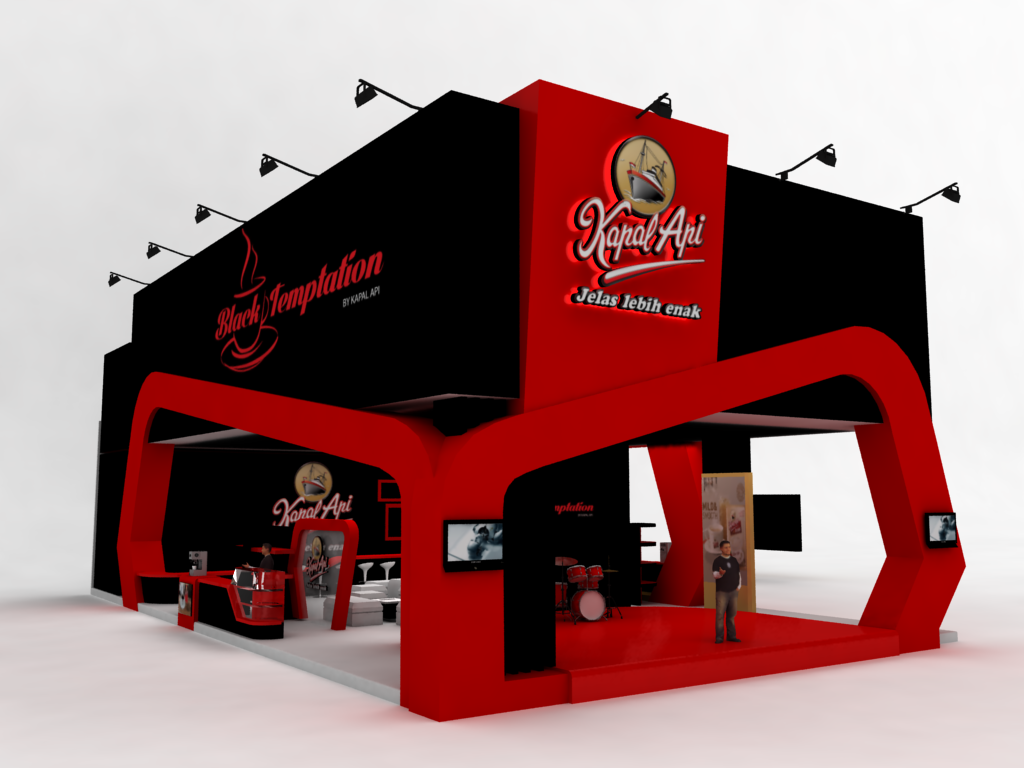 Kapal Api booth by ceffie setiyawan at Coroflot.com