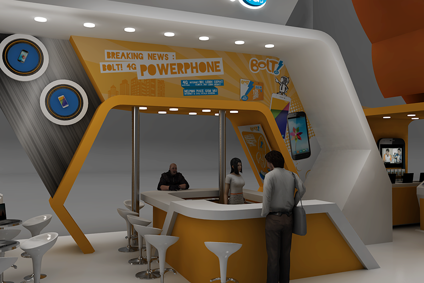 Bolt SmartPhone Booth by ceffie setiyawan at Coroflot.com