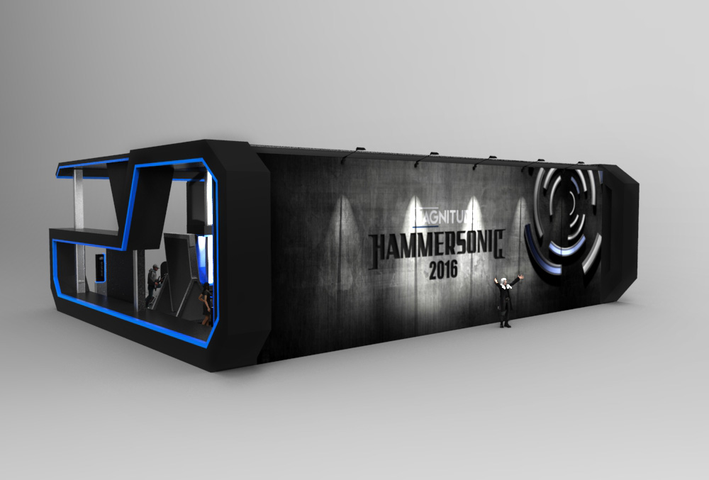 Magnum magnitude Booth Design by ceffie setiyawan at Coroflot.com