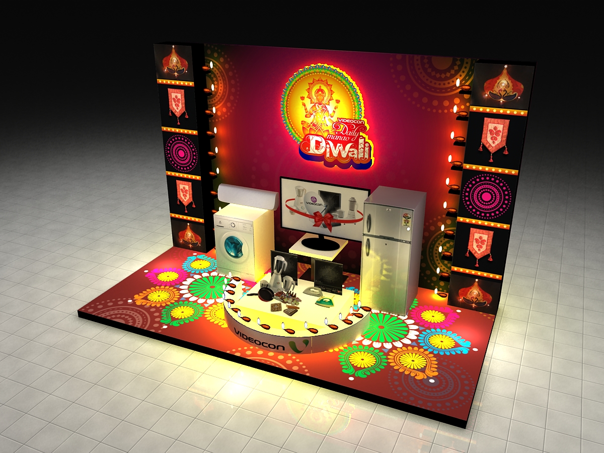 videocon-diwali-fest-stall by Vivek Gupta at Coroflot.com