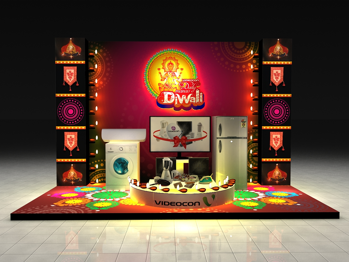 videocon-diwali-fest-stall by Vivek Gupta at Coroflot.com