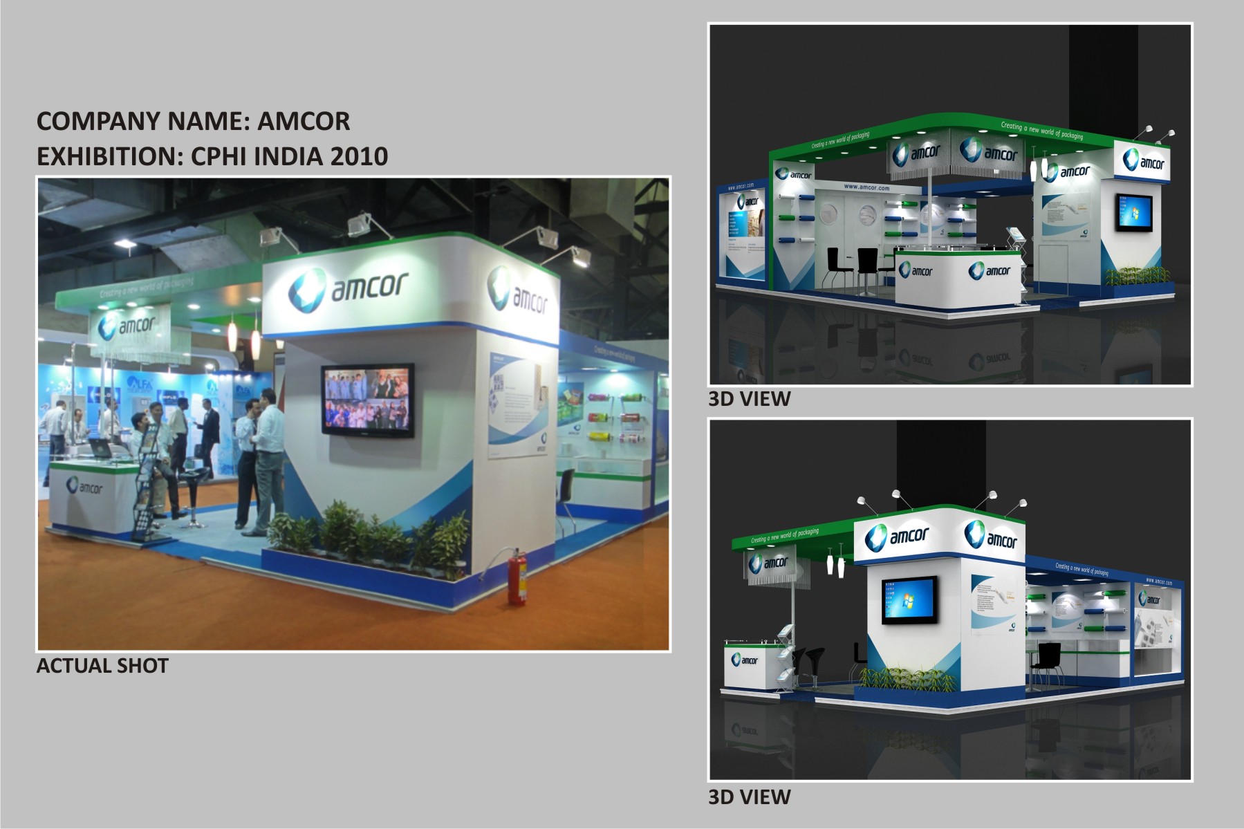 AMCOR@CPHI INDIA 2010 by Sameer Benkar at Coroflot.com
