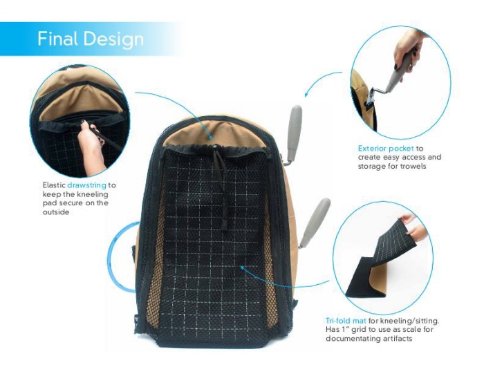 Archaeologist backpack by Joshua Tulkoff at Coroflot.com