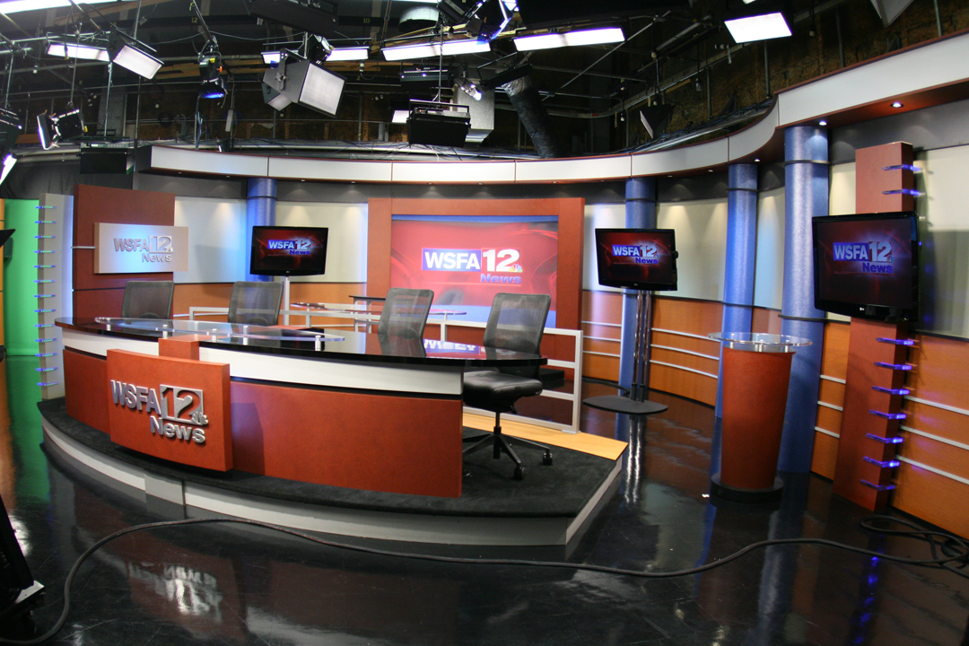 Broadcast set design by Phillip Yonfa at Coroflot.com