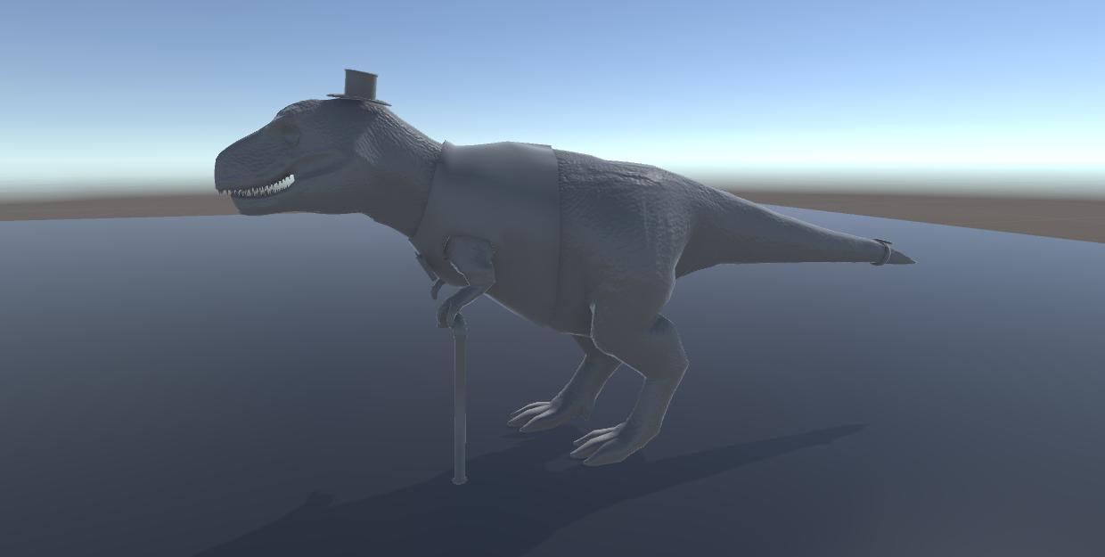 Dapper Dinosaur Model by Bryce Lockwood at Coroflot.com