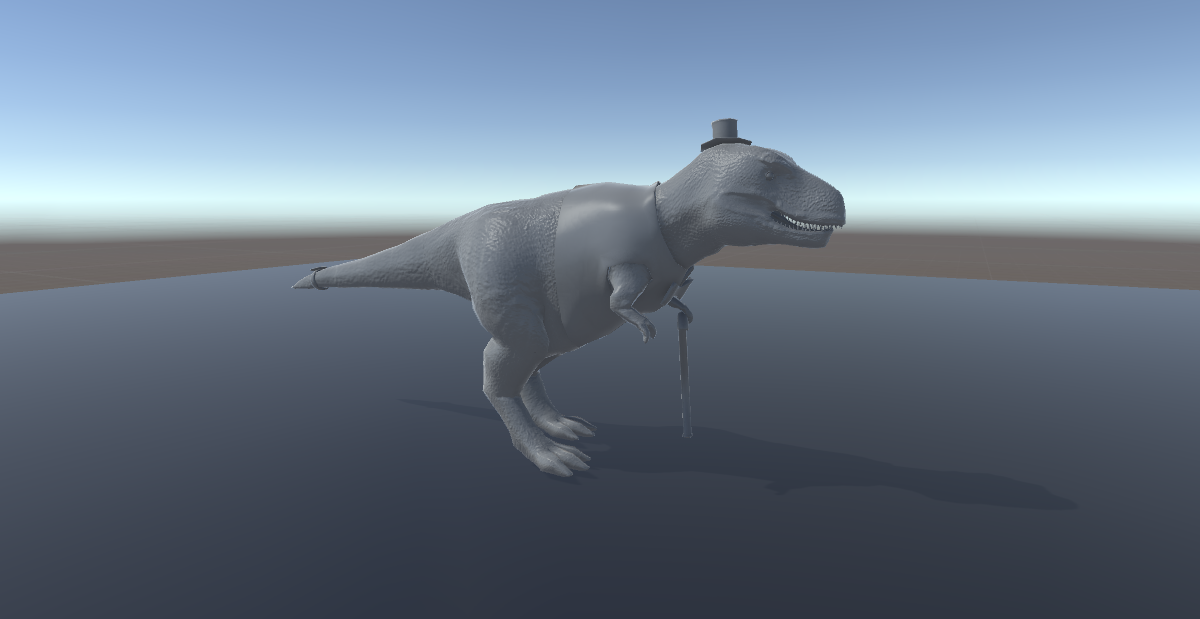 Dapper Dinosaur Model by Bryce Lockwood at Coroflot.com