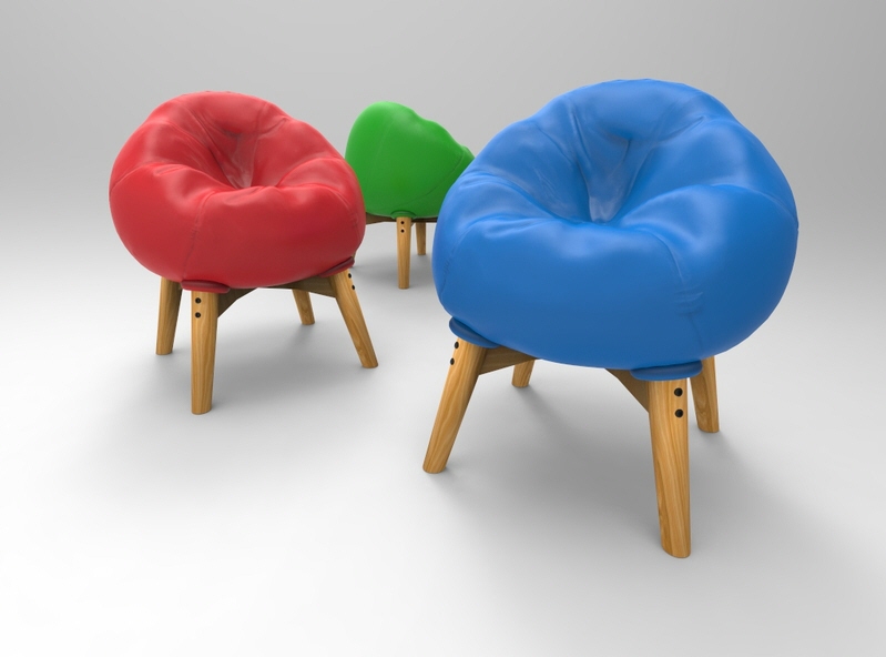 SLIME bean bag chair by Ryo Yonekawa at Coroflot.com