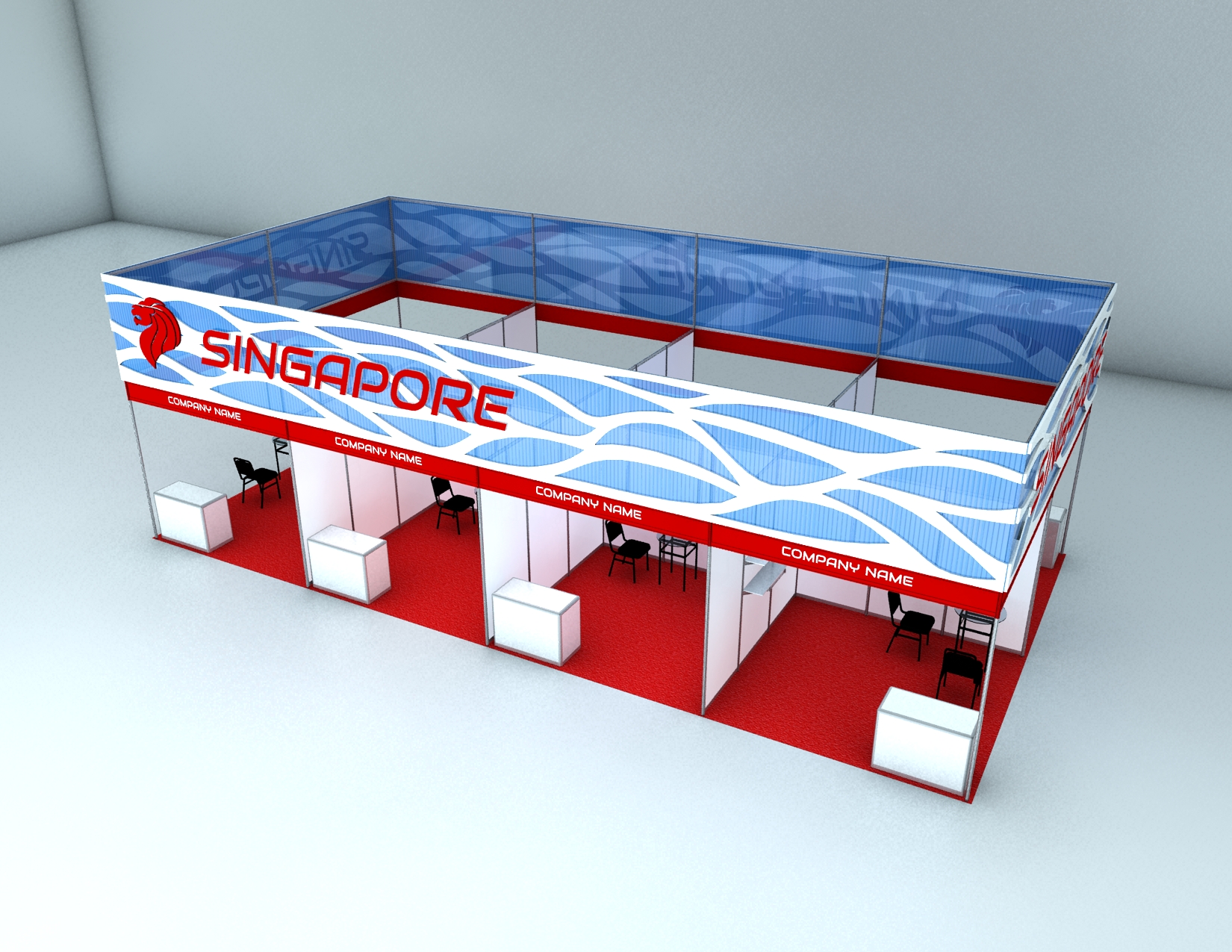 Singapore Pavilion Booth by Richard Gemaguim at Coroflot.com