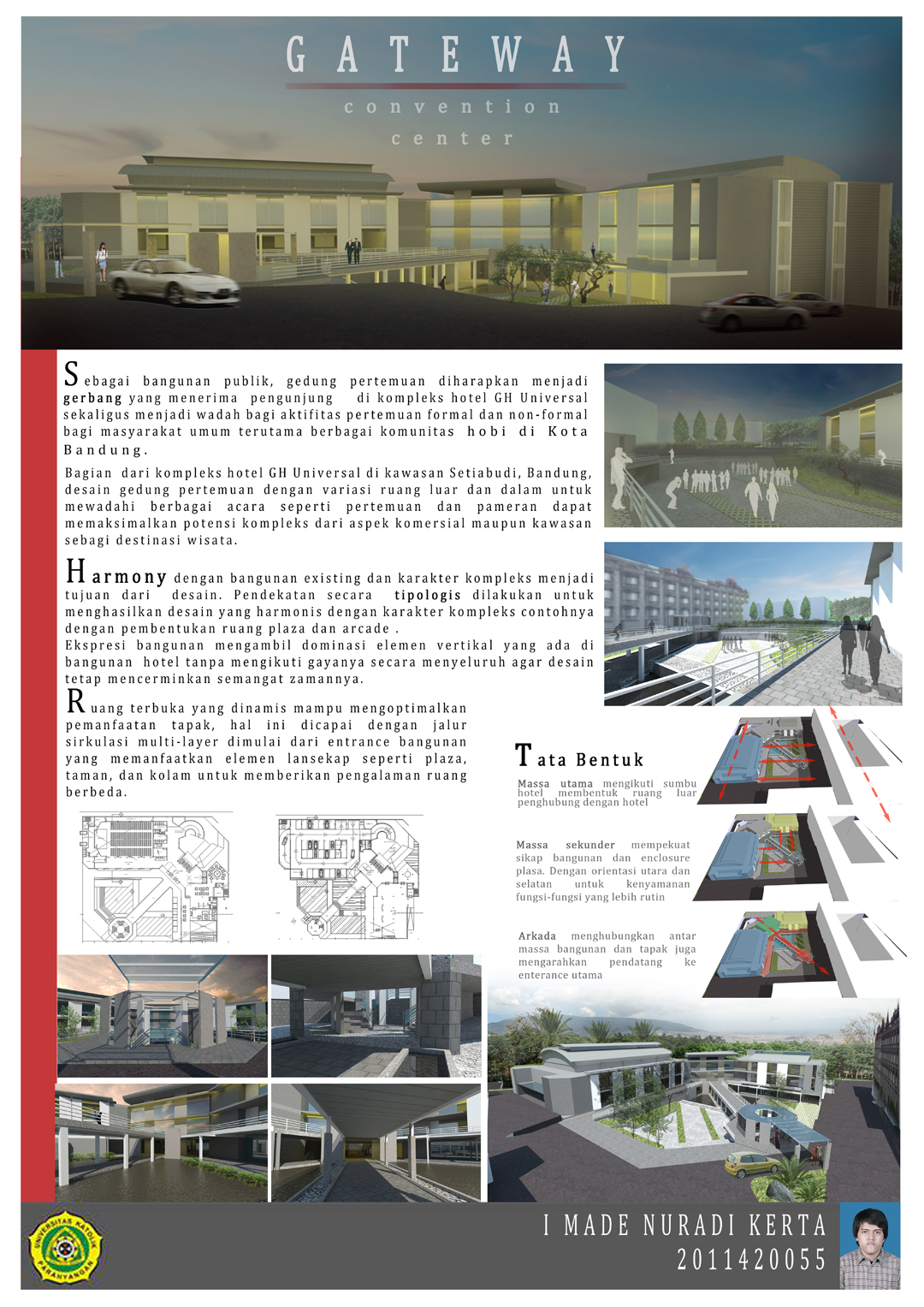 Studio Perancangan Arsitektur 5 : Convention Center by Made Nuradi at ...