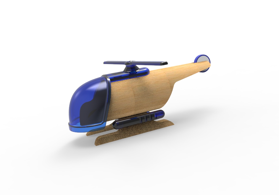 Bamboo Mini Helicopter by DAVID ANDREAS ARTUFFO at Coroflot.com