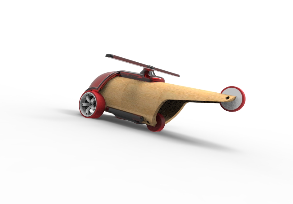 Bamboo Mini Helicopter by DAVID ANDREAS ARTUFFO at Coroflot.com