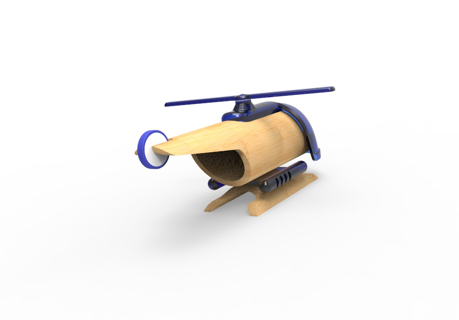 Bamboo Mini Helicopter by DAVID ANDREAS ARTUFFO at Coroflot.com