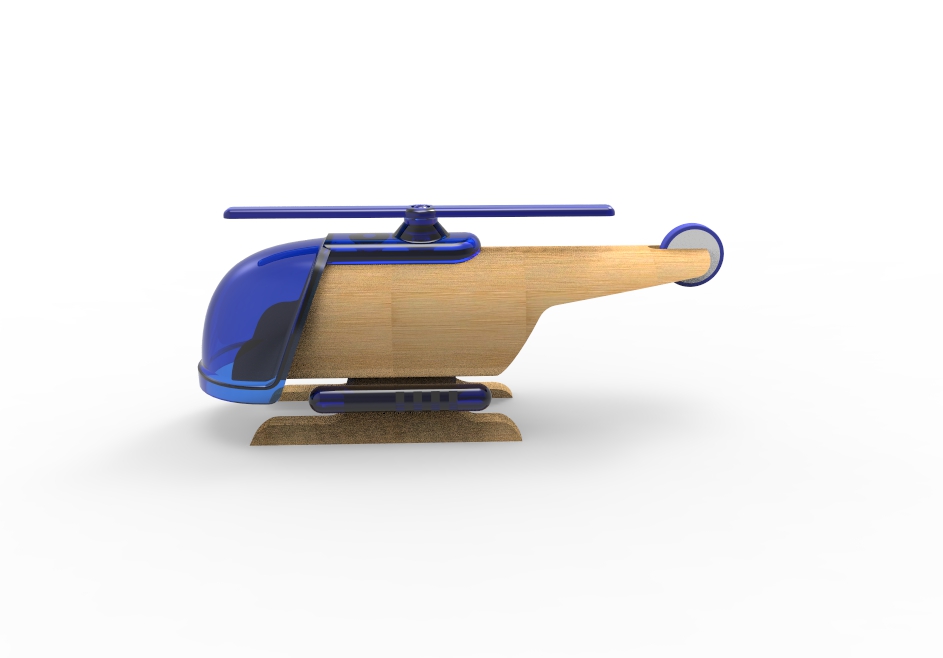 Bamboo Mini Helicopter by DAVID ANDREAS ARTUFFO at Coroflot.com