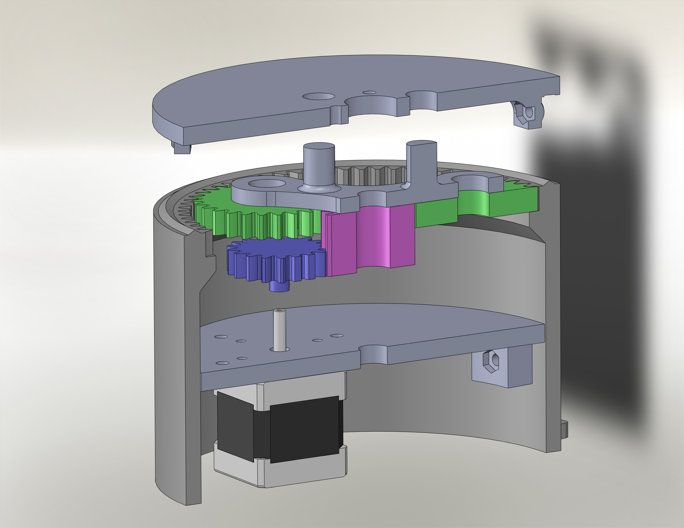 Four-Axis Robotic Arm by Charles Alexander at Coroflot.com