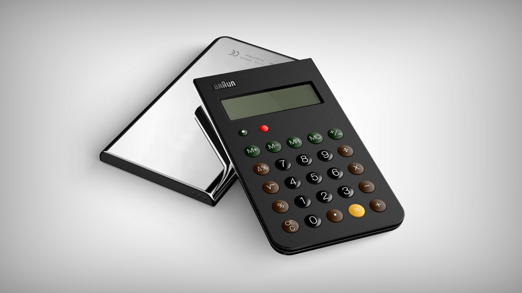 Braun – New ET 66 Calculator for Dieter Rams by sasoham . at Coroflot.com