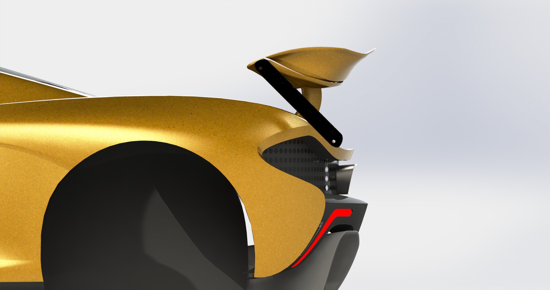 McLaren P1 Rear Wing Redesign by Derek Recker at Coroflot.com