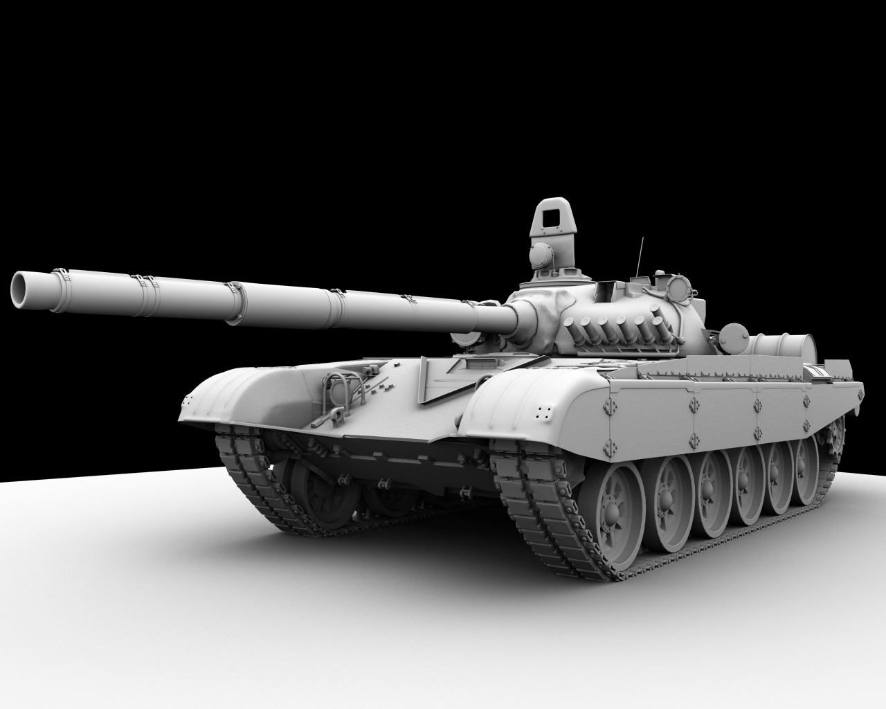 Tank T-72 3D_model by Petar Velichkov at Coroflot.com