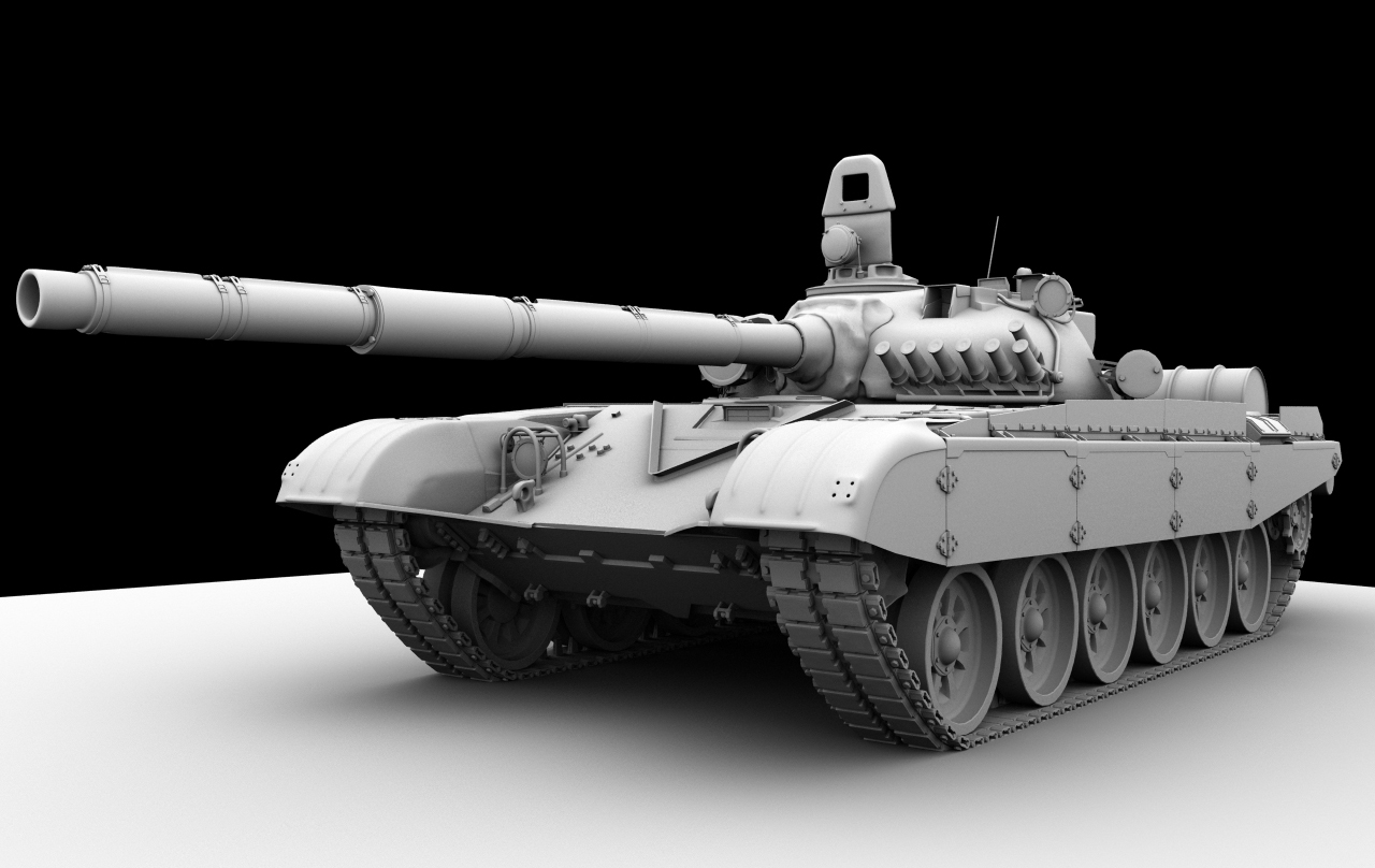 Tank T-72 3D model by Petar Velichkov at Coroflot.com