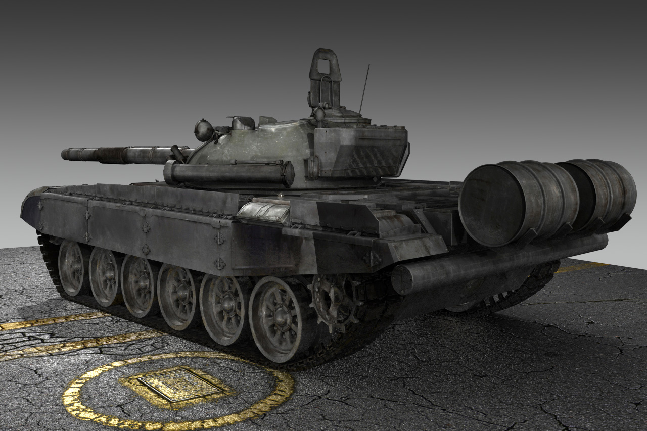 Tank T-72 3D model by Petar Velichkov at Coroflot.com