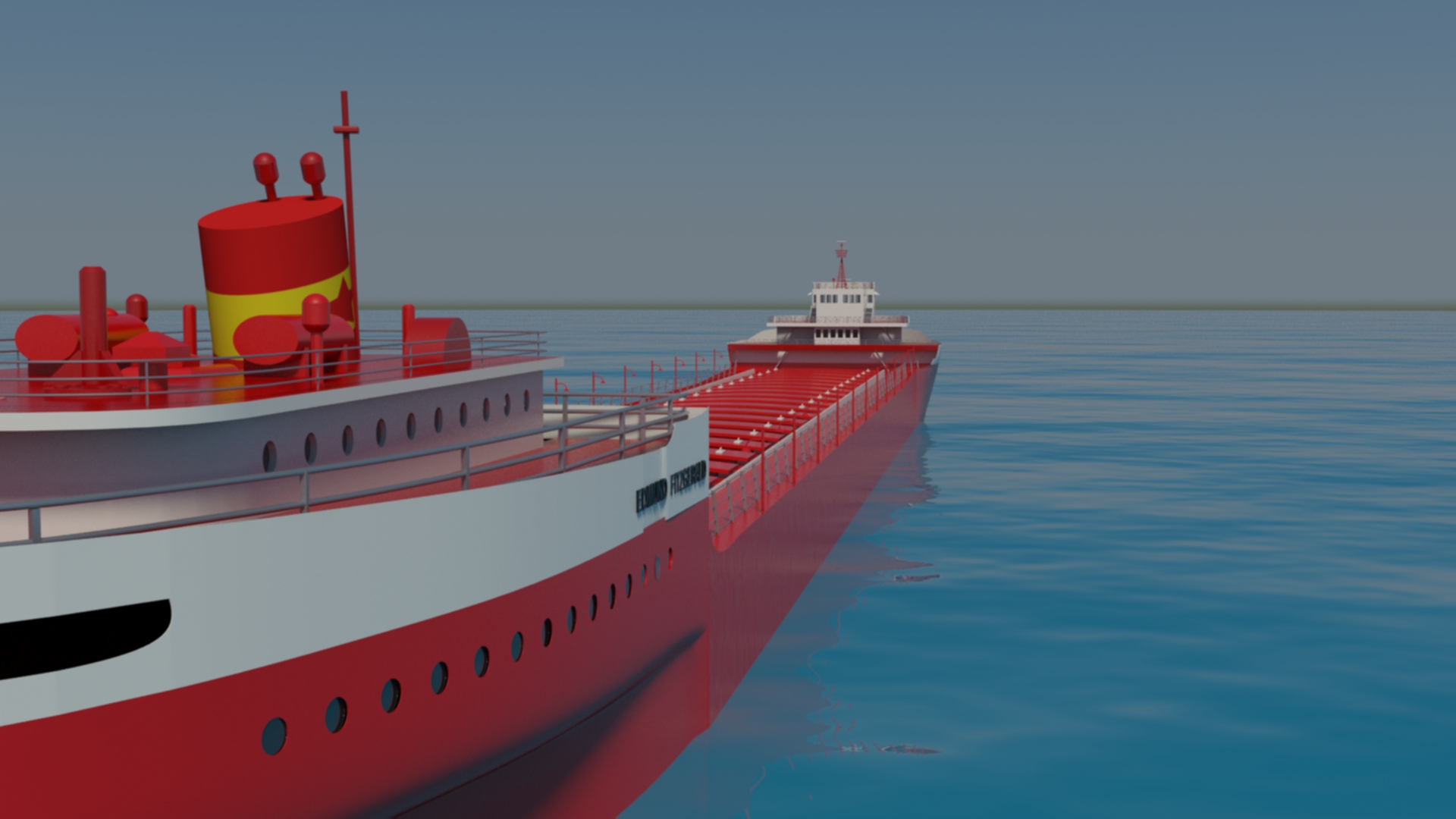 Edmund Fitzgerald Model by Cory Johnson at Coroflot.com