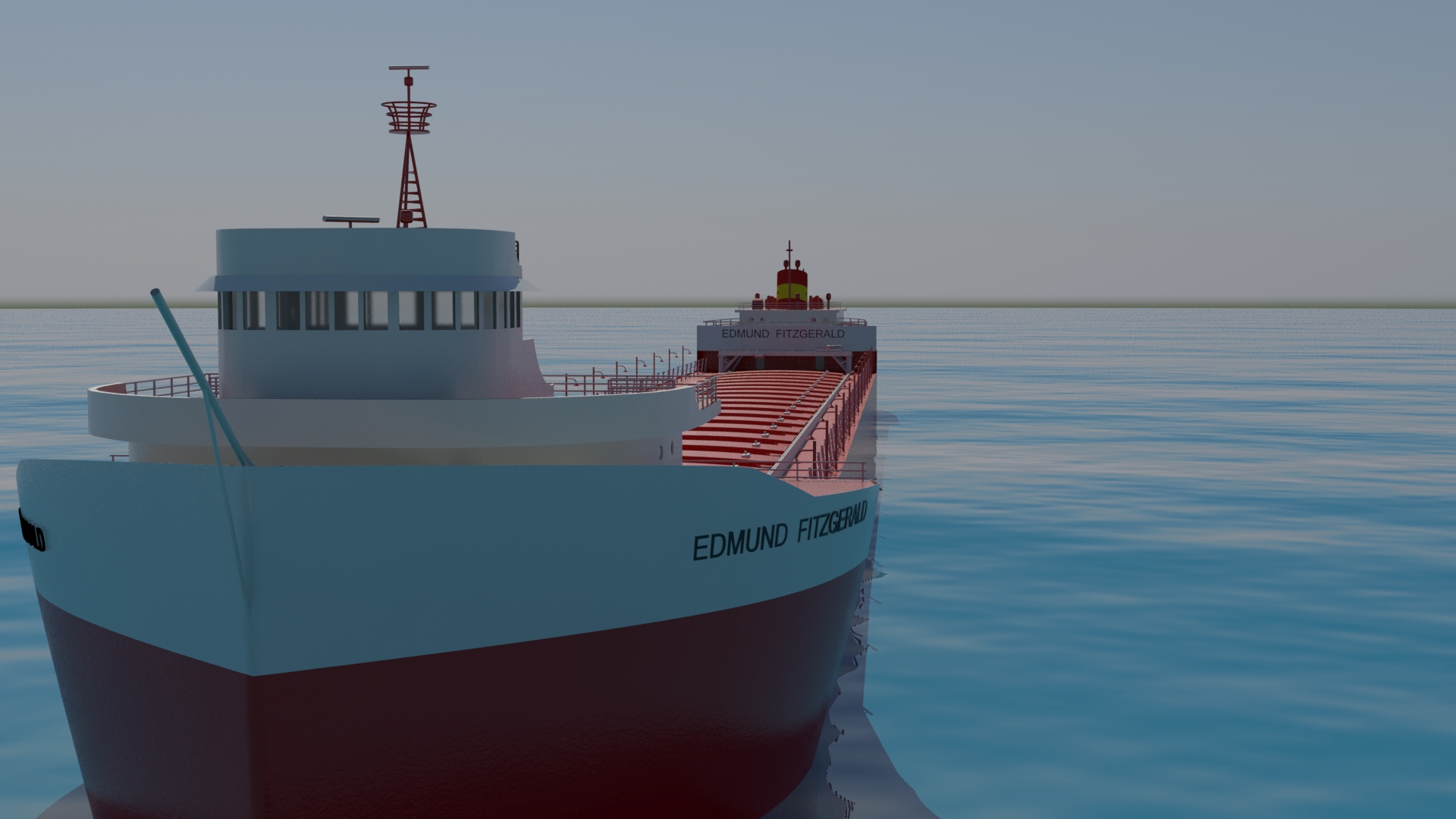 Edmund Fitzgerald Model by Cory Johnson at Coroflot.com