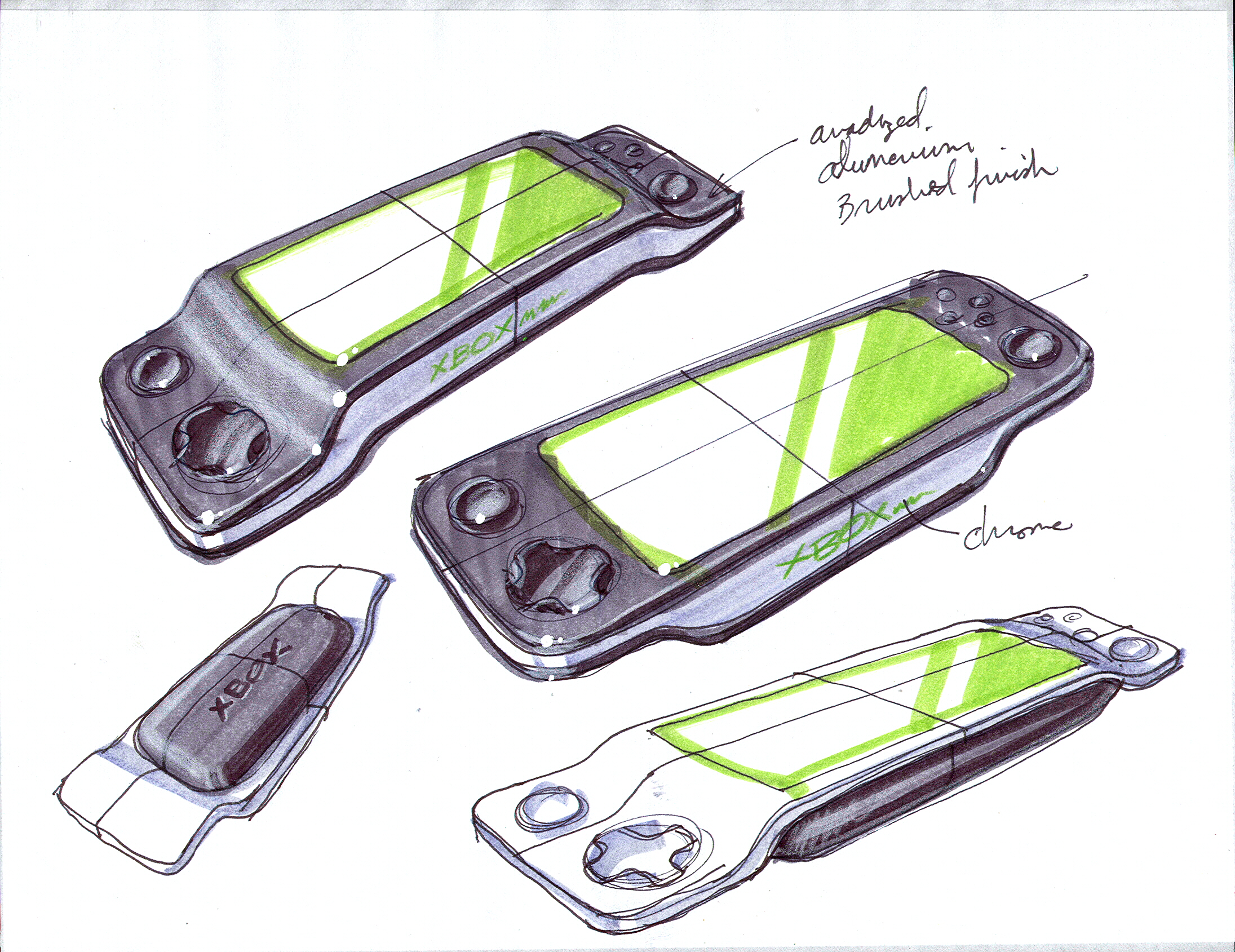consumer electronic sketch development by Ronald Lytel at Coroflot.com